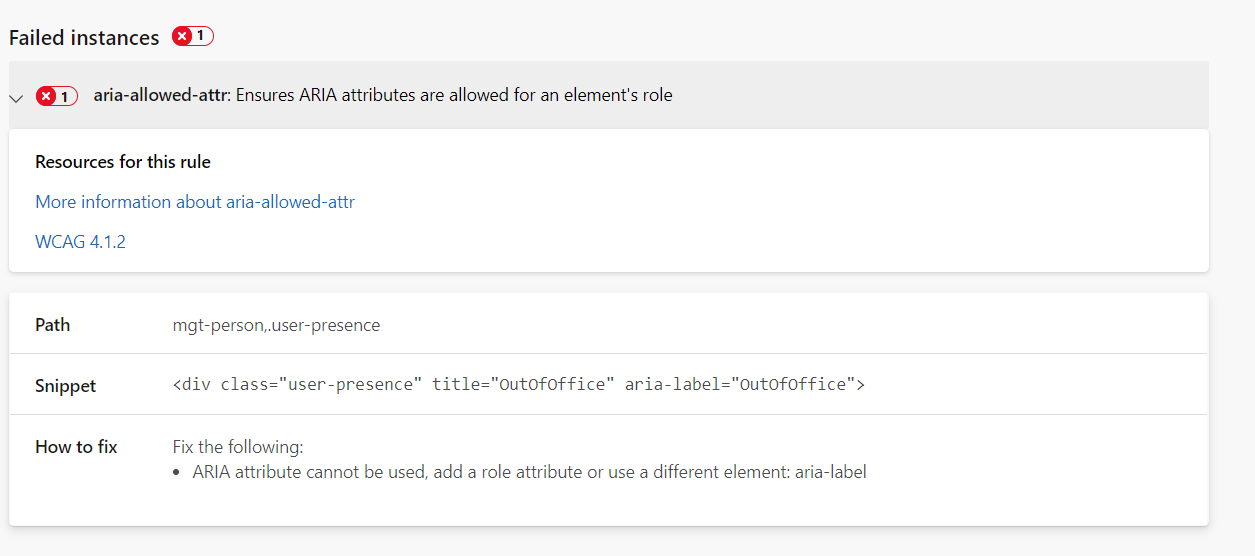 [BUG] accessibility issue in mgt-person card · Issue #1256 · microsoftgraph/microsoft-graph ...
