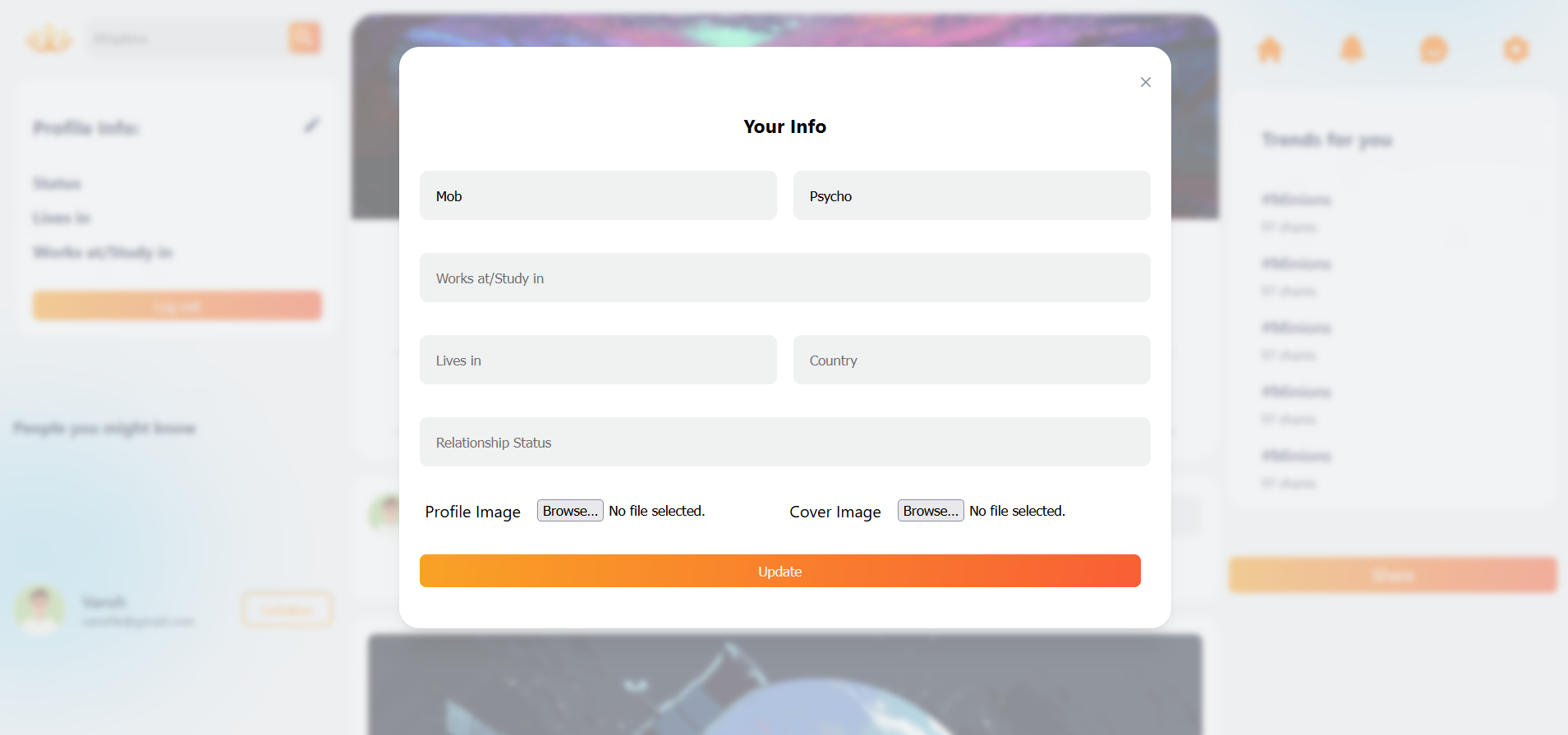 GitHub - Vansh-Khandelwal/Namaste: Social media website
