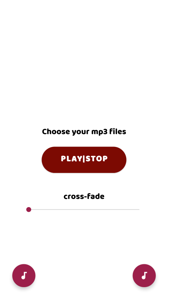 GitHub - HunterD-LevelMax/crossFadeApp