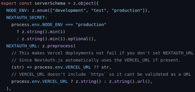 refactor: change process.env.VERCEL to process.env.VERCEL_URL in serverSchema · Issue #1108 · t3 ...