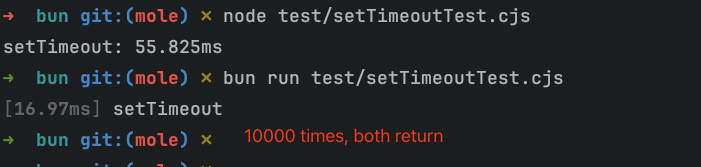 `setTimeout` causes hang · Issue #6547 · oven-sh/bun · GitHub