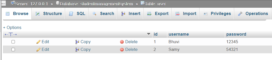 GitHub - Bhuvneshjai/Student-Management-System: Student Management ...