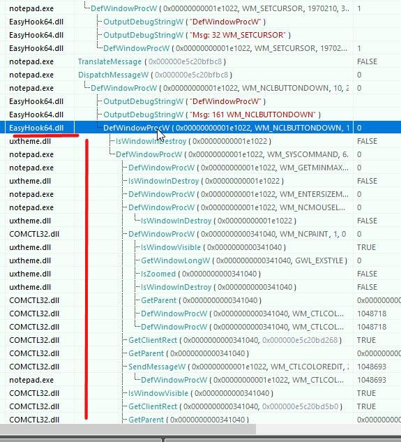 Hook stop in some messages · Issue #390 · EasyHook/EasyHook · GitHub