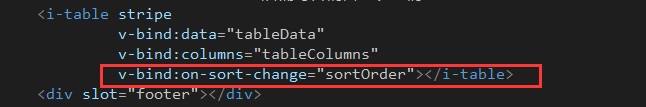 iview table远程排序，设置table的on-sort-change时，无法执行监听的方法 · Issue #1275 · iview/iview · GitHub