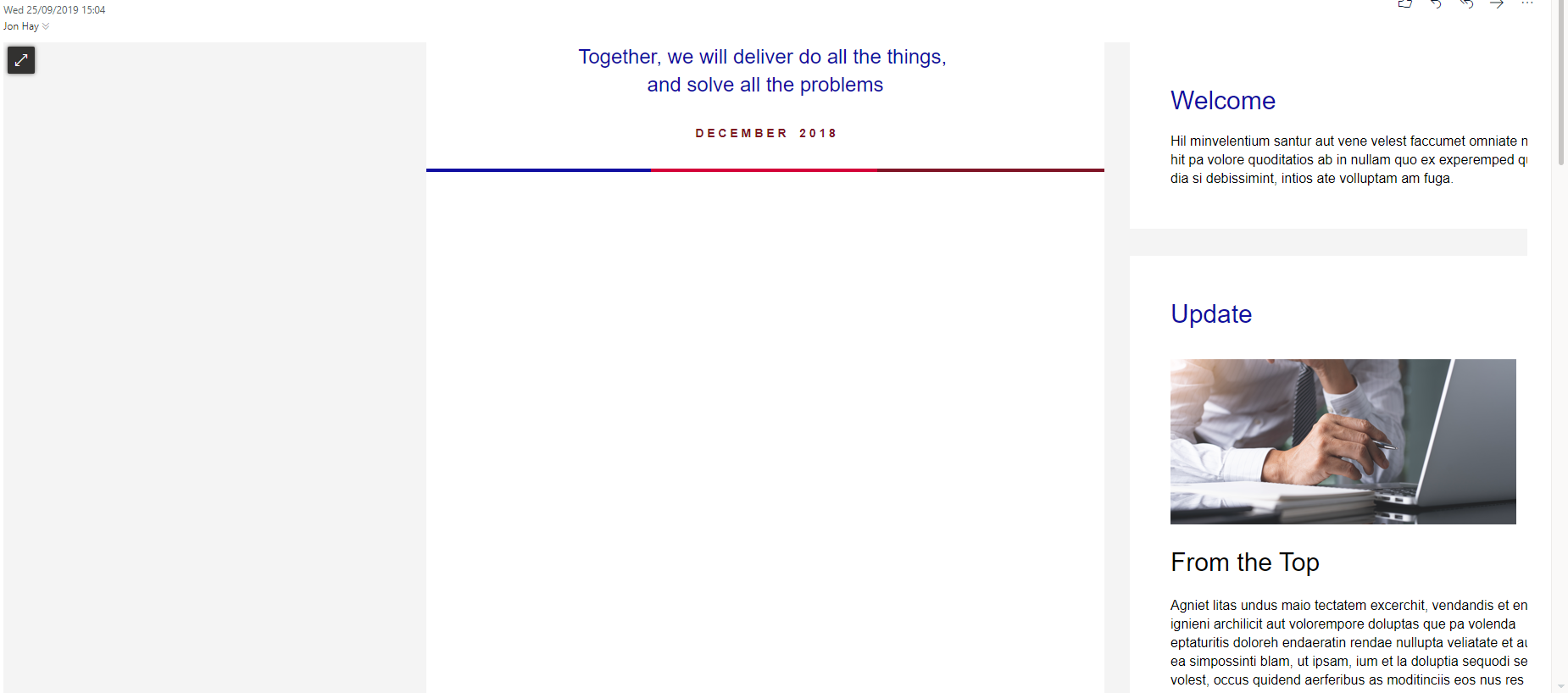 Using column blocks breaks the newsletter layout in most web based viewers · Issue #92 · unlayer ...