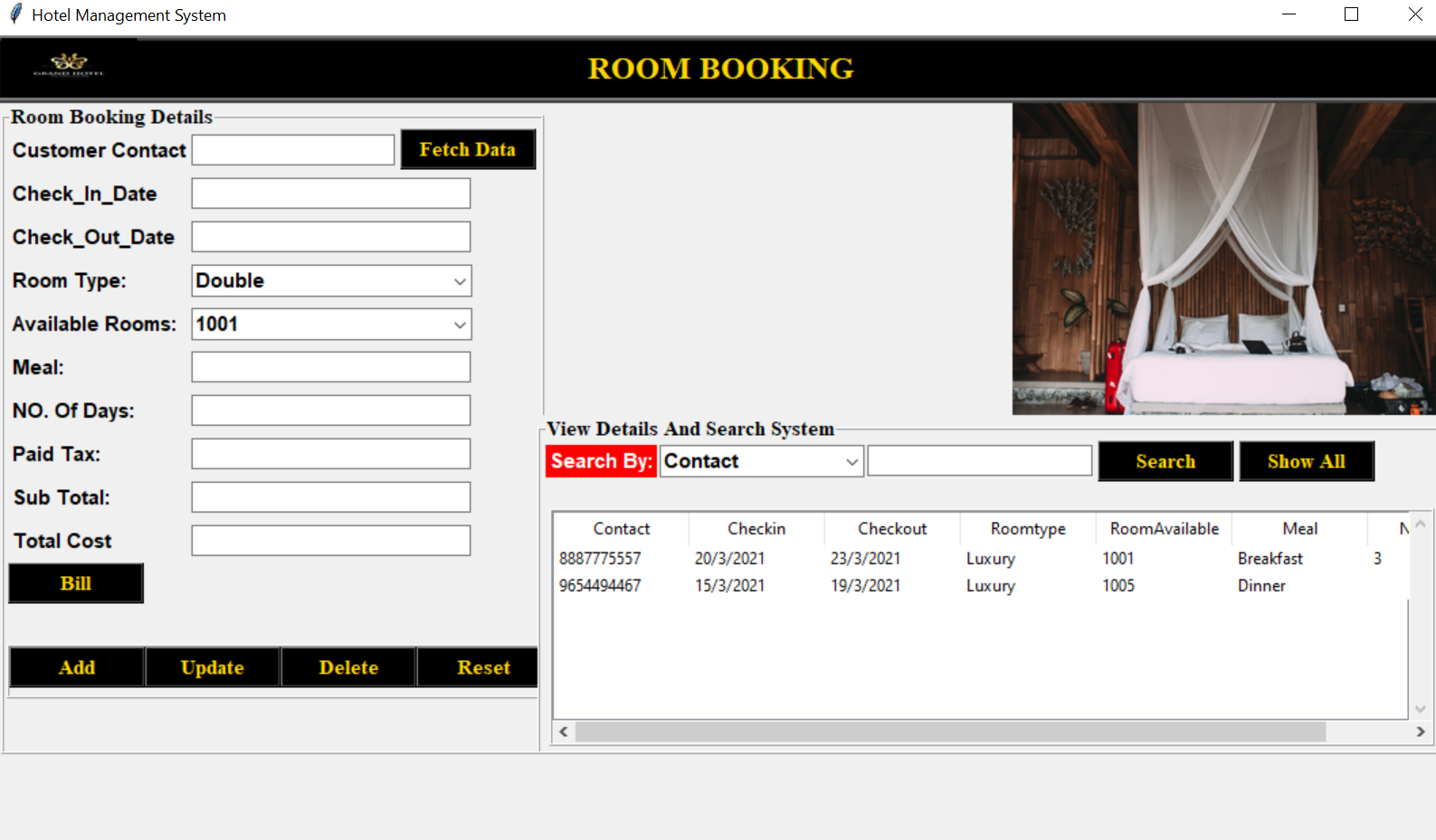 GitHub - GauravUpadhyay1/AdvancedHotelManagementSystem: This is an ...