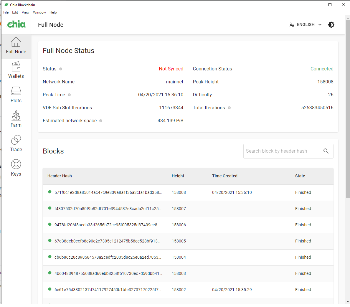 Not Synced and connecting to wallet · Issue #2200 · Chia-Network/chia ...