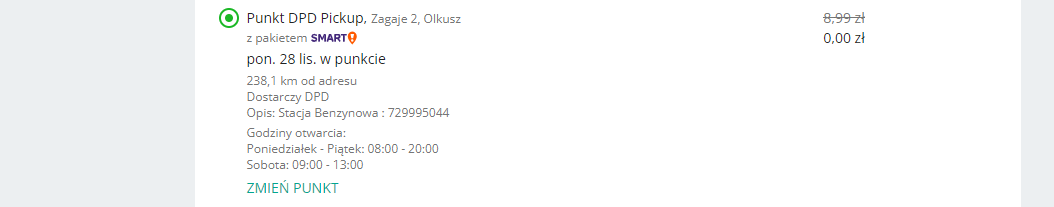 WZA - Wybrany punkt DPD Pickup odbiorcy jest nieaktywny · Issue #6391 · allegro/allegro-api · GitHub