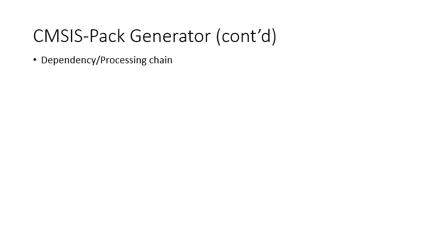 Review Cmsis Pack Generator Component Concept · Issue 20 · Open Cmsis Pack Open Cmsis Pack Spec