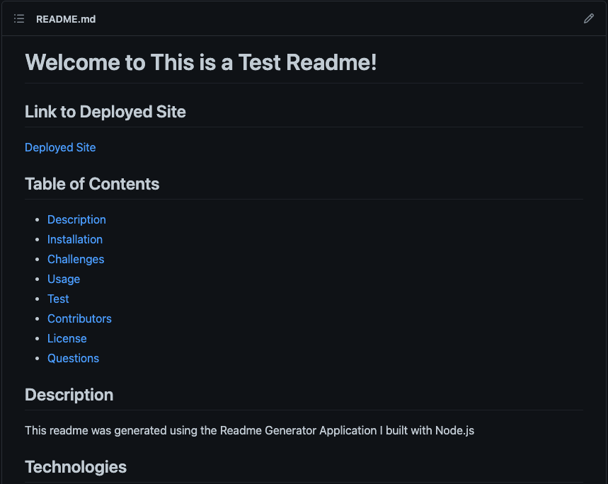 GitHub - BeardoMattix/Readme-Generator: Save time writing quality ...
