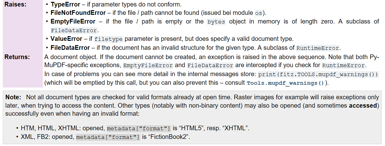 fitz.open on empty file is unclear: "RuntimeError: cannot tell in file" · Issue #1601 · pymupdf ...