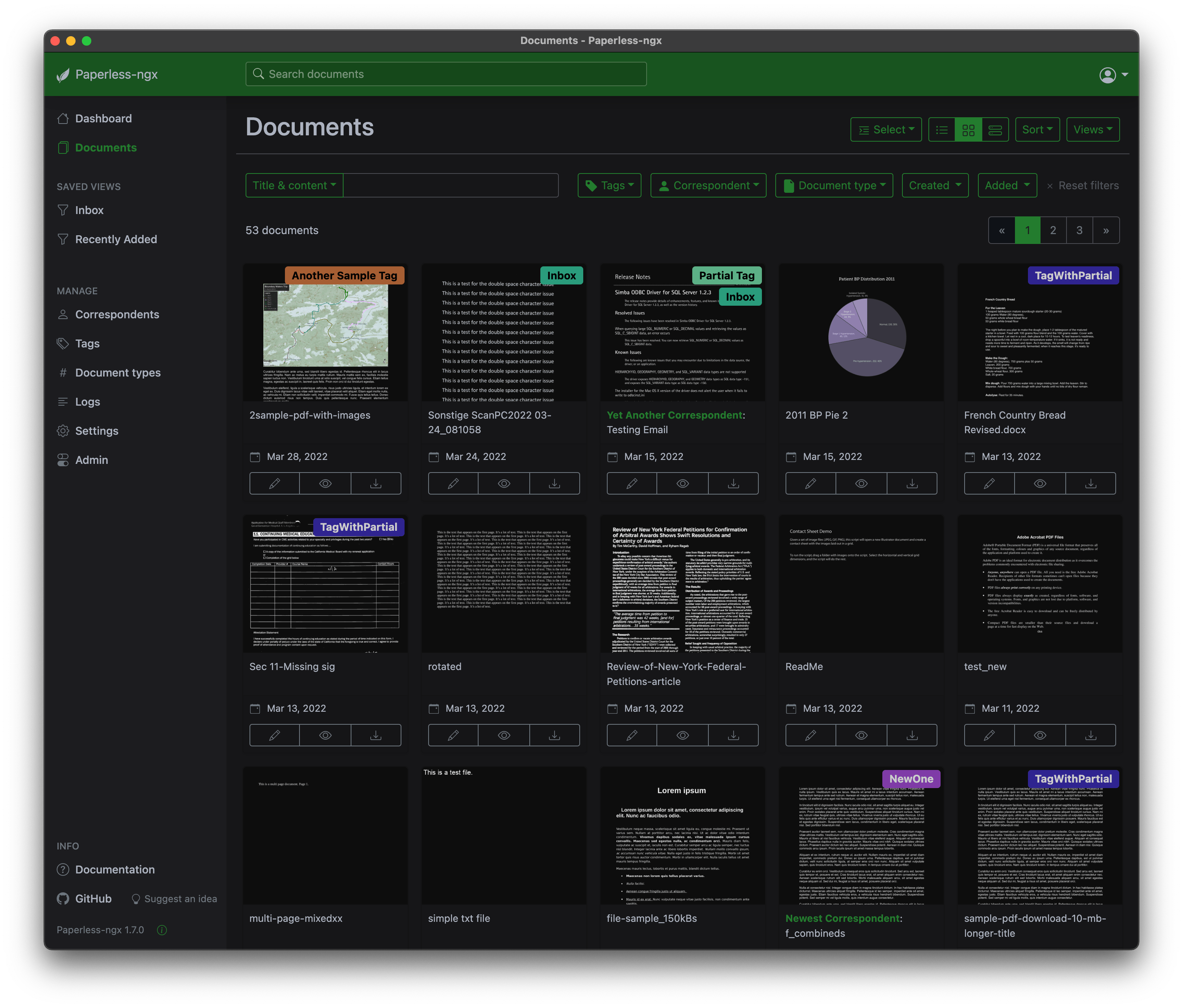 [BUG] No admin button on the homepage ? · Issue #3143 · paperless-ngx/paperless-ngx · GitHub