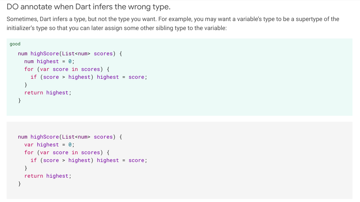 Code sample needs format/description improvements · Issue #2790 · dart ...