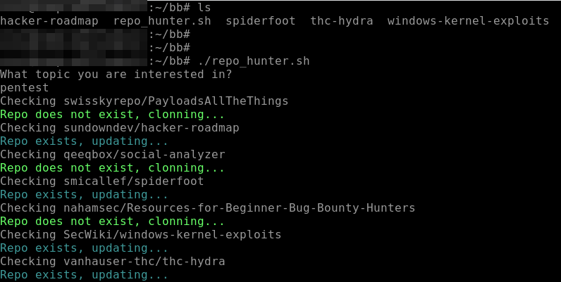 GitHub - iamthefrogy/repo_hunter: This small script can download or update all the GitHub repo ...