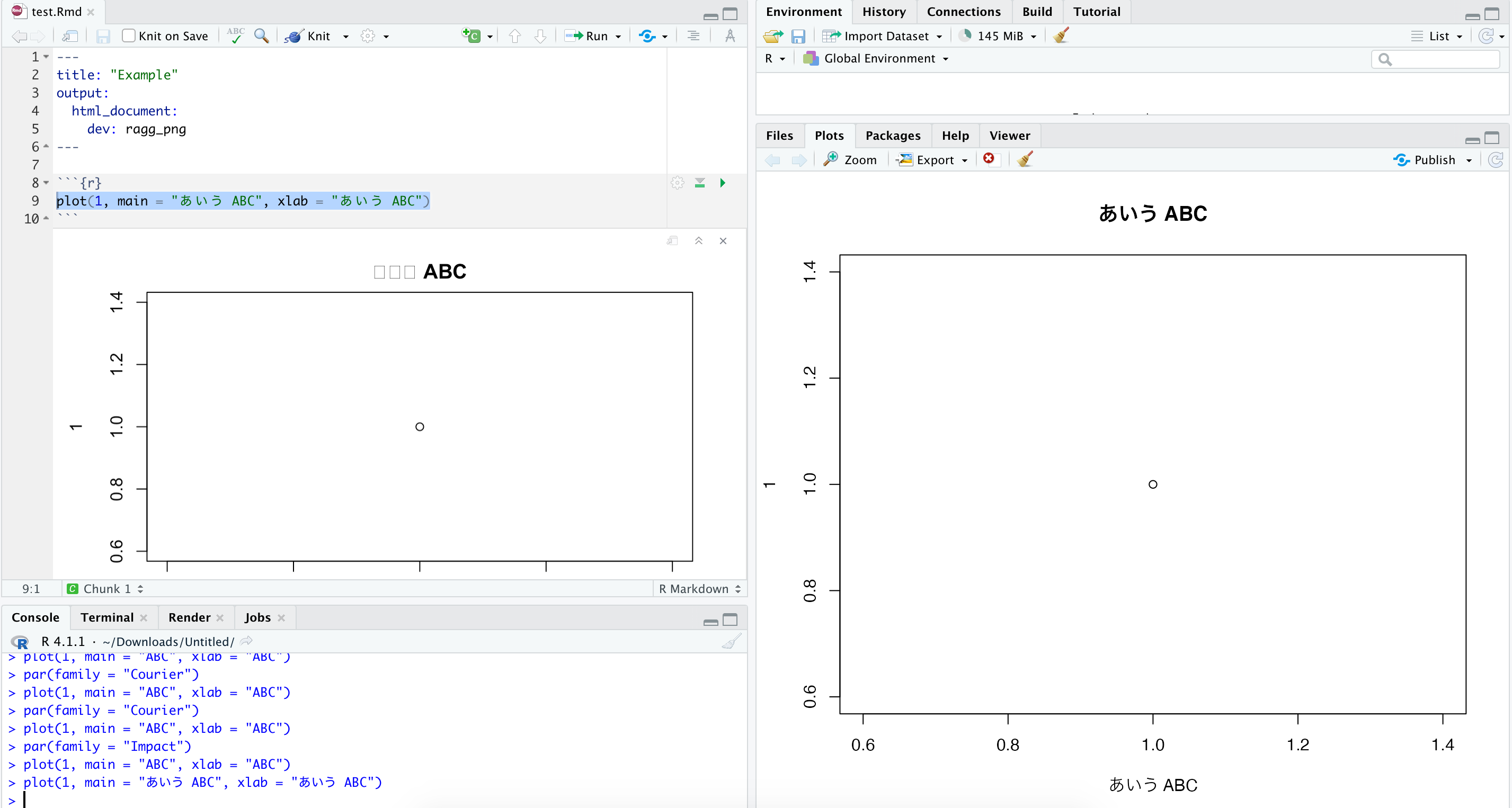 ragg backend rendering doesn't work in RMarkdown inline execution · Issue #9931 · rstudio ...