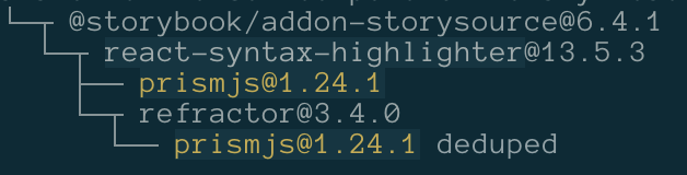 Upgrade react-syntax-highlighter in order to delete security issue about prismjs · Issue #16848 ...