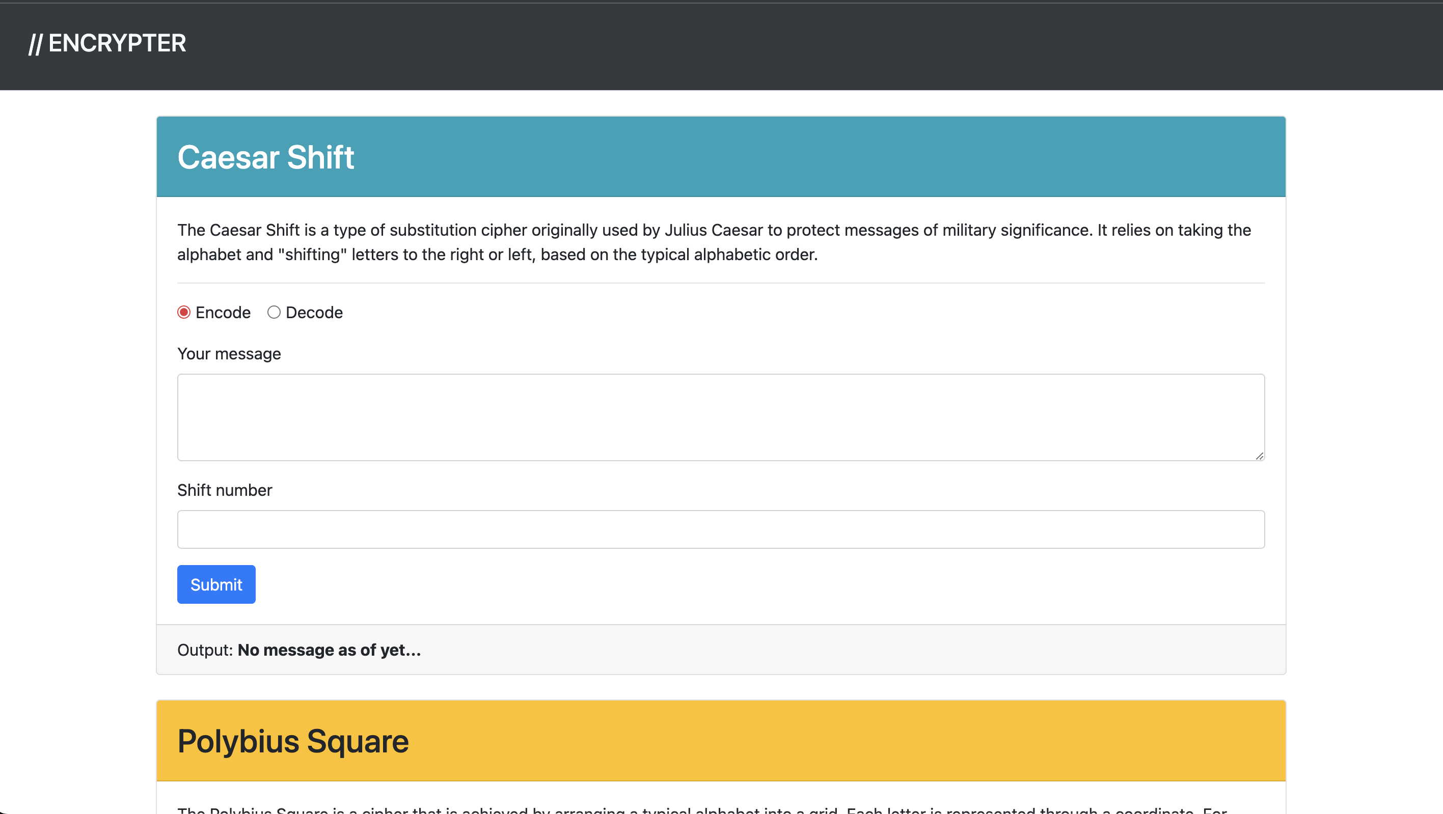 GitHub - ShaneDFields/decoder-app