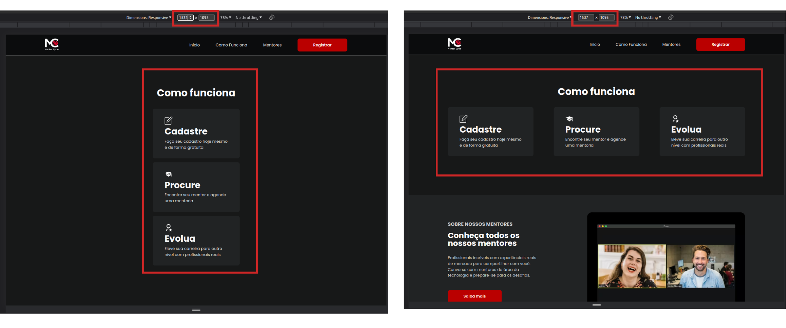 Front End Refatorar Section De Como Funciona Na Landing Page · Issue 276 · Mentor Cycle 