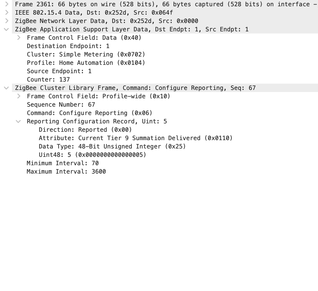 0x0702/0x0110 is documented as RP how when Report Config we got an error · Issue #92 ...