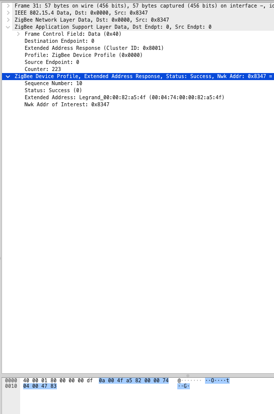 Failed To Deserialize Zdo Packet Data Is Too Short To Contain 1 Bytes · Issue 1131 · Zigpy