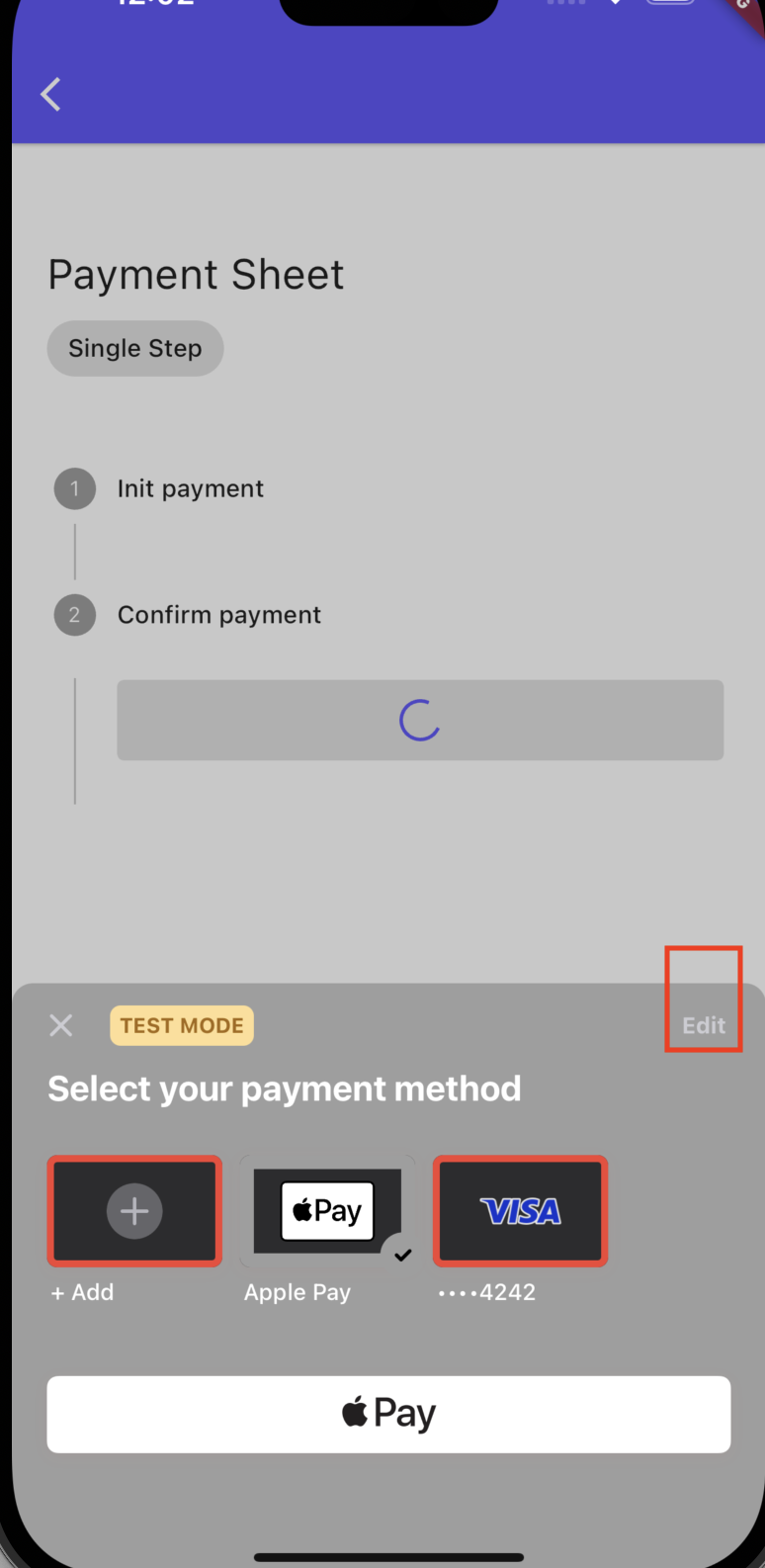 Disable edit/remove card option in the payment sheet · Issue #1480 · flutter-stripe/flutter ...