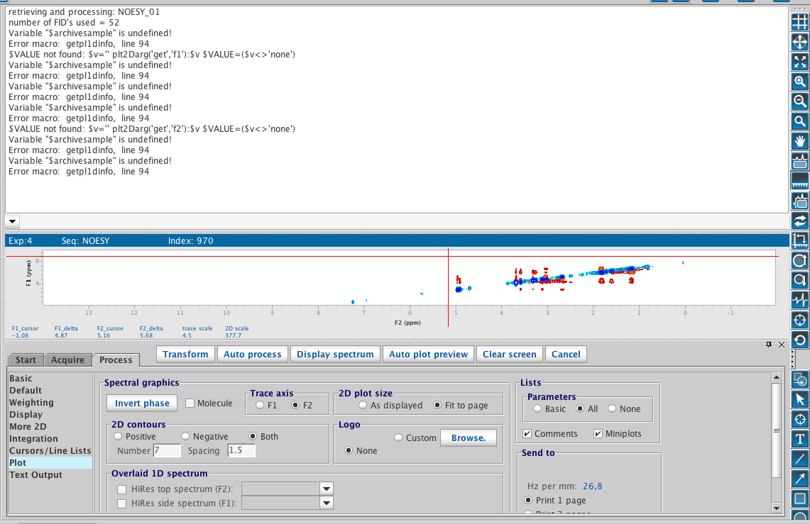 Error printing NOESY · Issue #106 · OpenVnmrJ/OpenVnmrJ · GitHub
