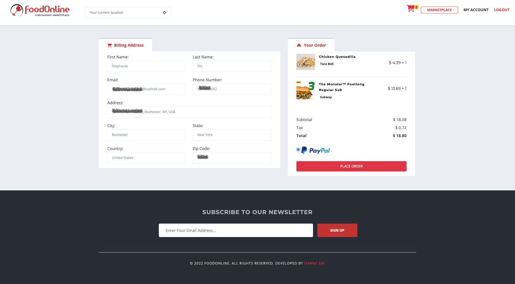 GitHub - DanniBot/Online-Food-Ordering-Platform-Django: A full-stack ...