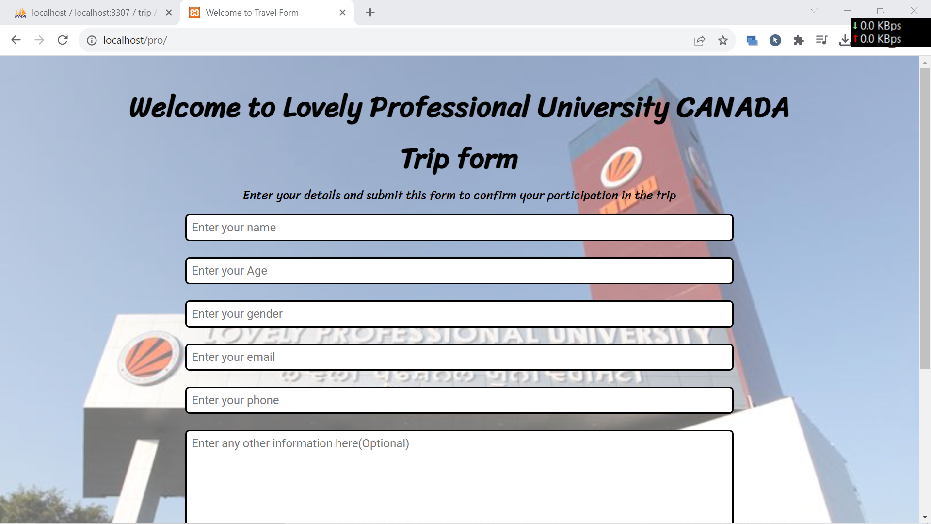 GitHub - anshuk7/Lputripform
