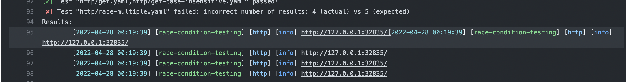 Test Fail - race-multiple · Issue #1907 · projectdiscovery/nuclei · GitHub