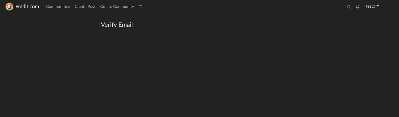 First login takes a new user to an empty "Verify email" page - UI: 0.18.1-rc.9 · Issue #1801 ...