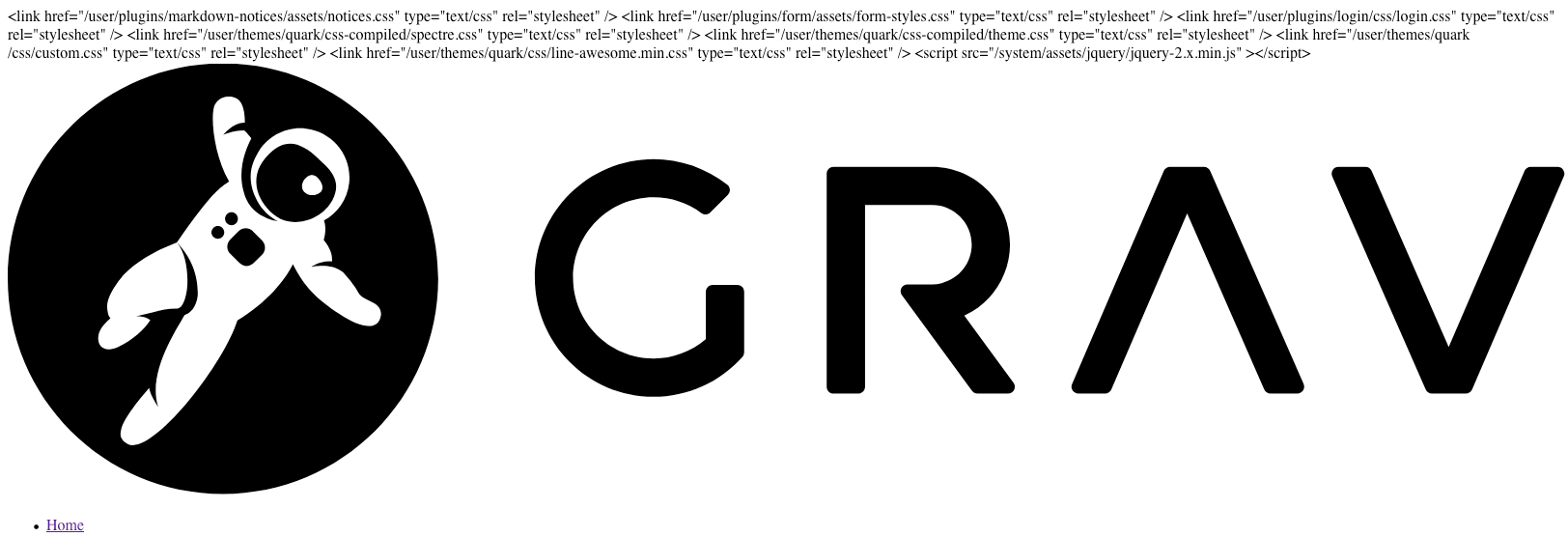 Grav suddenly rendering scripts and the page content as escaped HTML · Issue #1526 · getgrav ...