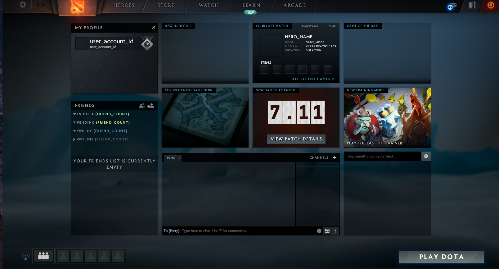 [macOS] Dota client not pulling in player/server variables · Issue ...
