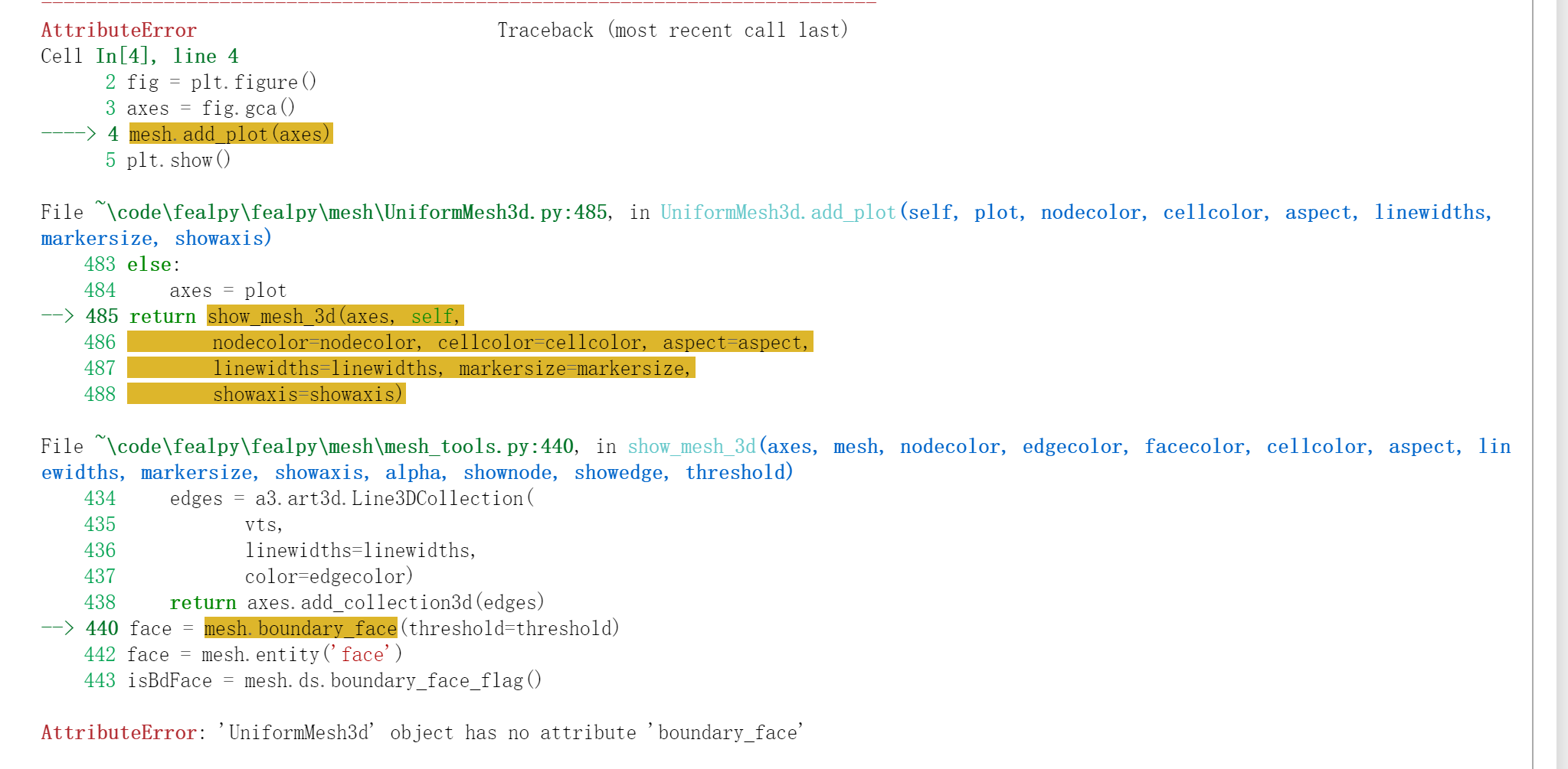 deepmodeling 仓库中的 `UniformMesh3d` 缺少绘图的 `add_plot` 的方法 · Issue #135 · weihuayi/fealpy · GitHub