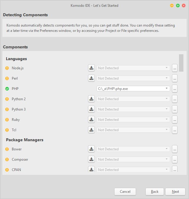 Komodo 11 install Detecting Components displays all entries twice · Issue #2860 · Komodo ...