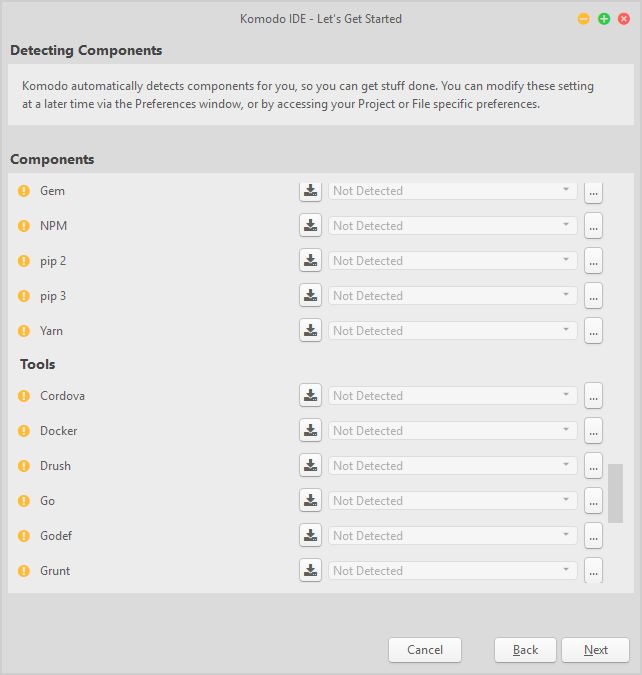 Komodo 11 install Detecting Components displays all entries twice · Issue #2860 · Komodo ...