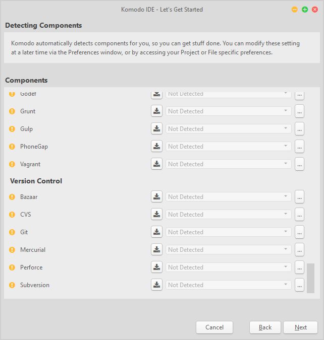 Komodo 11 install Detecting Components displays all entries twice · Issue #2860 · Komodo ...