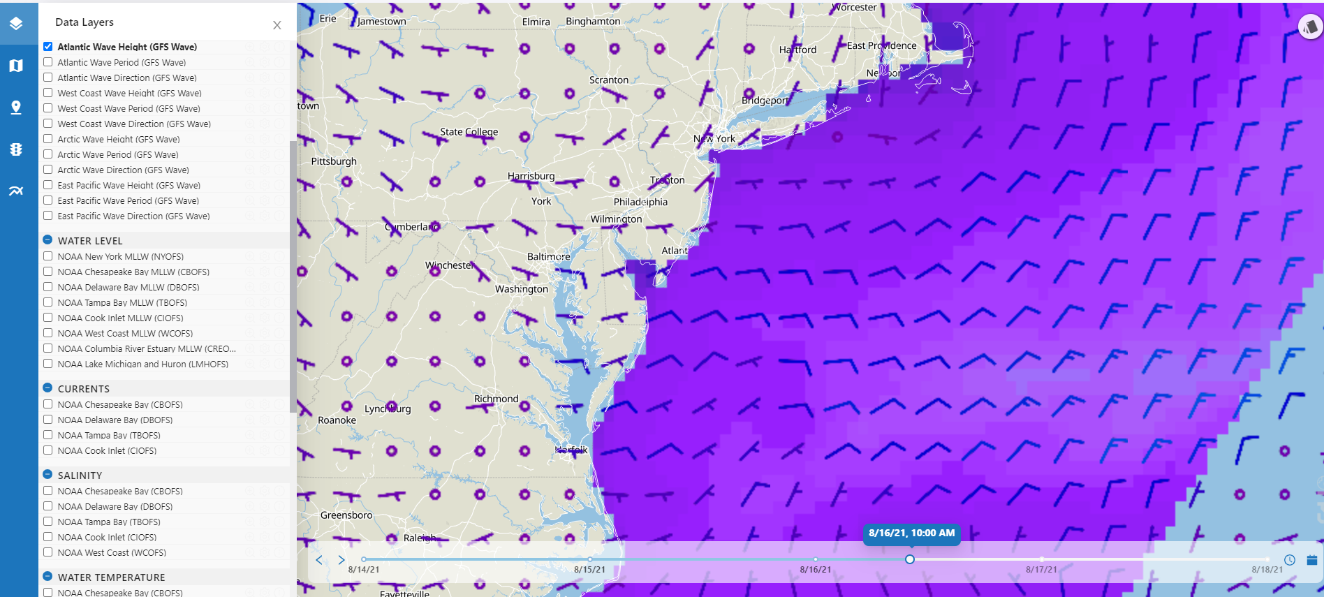 Improve the Default Look of Arrow Rendering for Applicable Data Layers · Issue #103 · asascience ...
