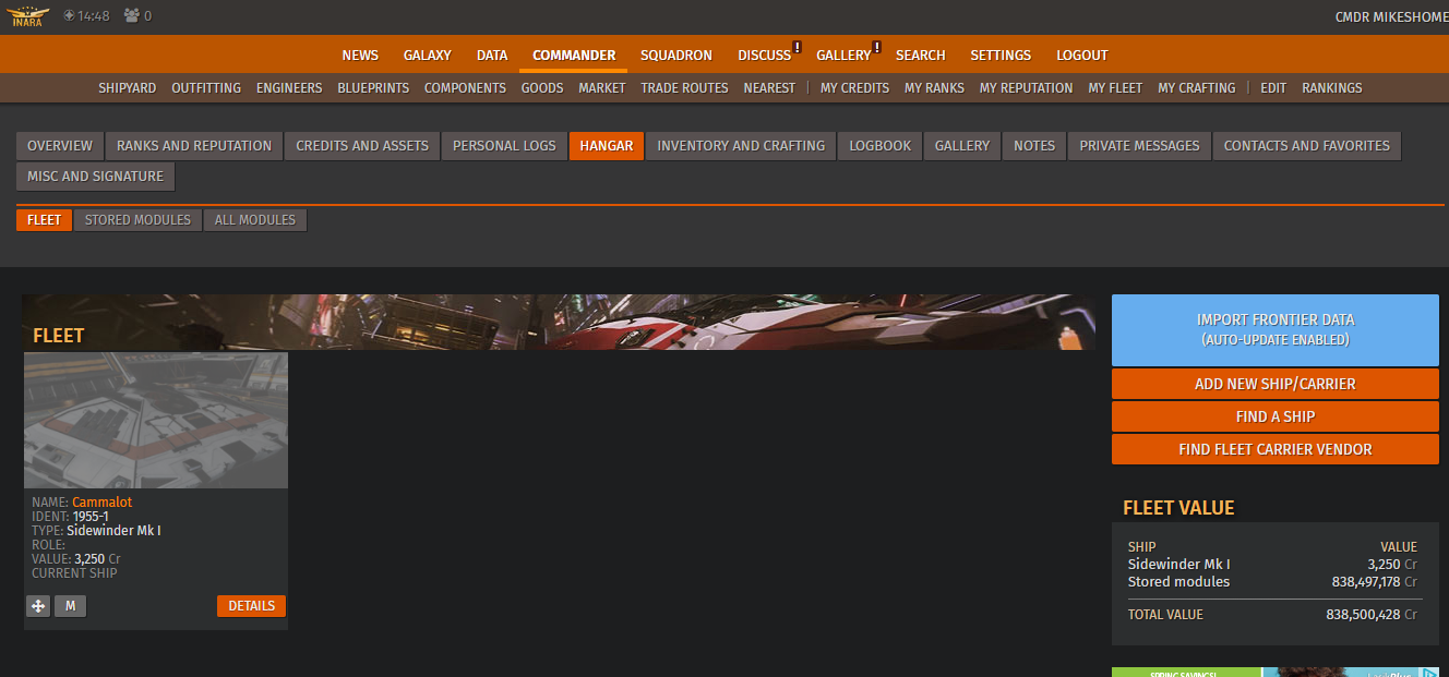 Import missing engineering information · Issue #631 · EDCD/coriolis · GitHub