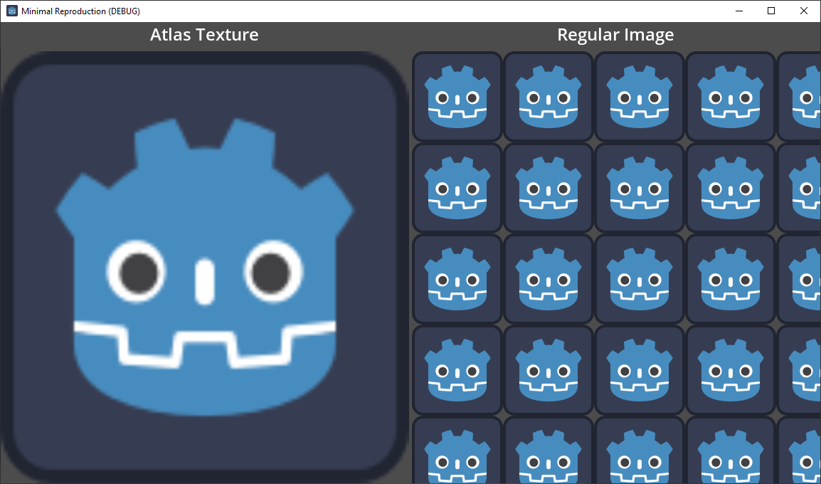 TextureRect's "Tile" Stretch mode does not work with an AtlasTexture · Issue #72132 ...
