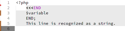 Php End Of Indented Heredoc Not Recognized If Content Ends With Variable · Issue 3214 2149