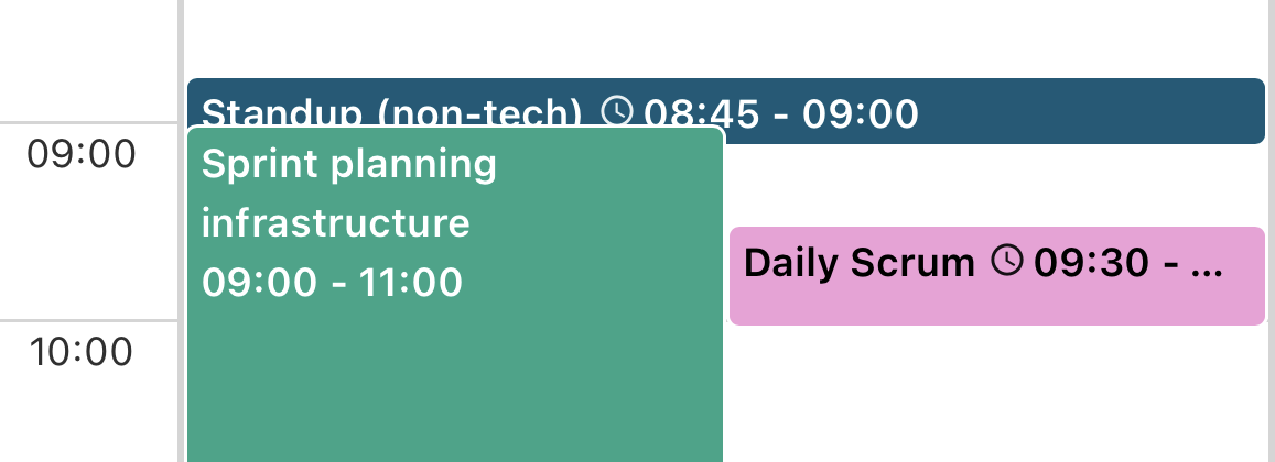 Overlapping calendar events in day view · Issue #4702 · tutao/tutanota · GitHub