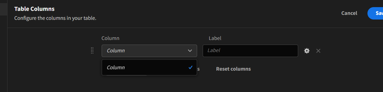 Configure Table With Rest Api Data Source · Budibase Budibase