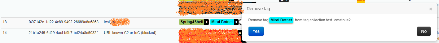 Bug: Permission bug on removing tag from Tag collection · Issue #8905 · MISP/MISP · GitHub