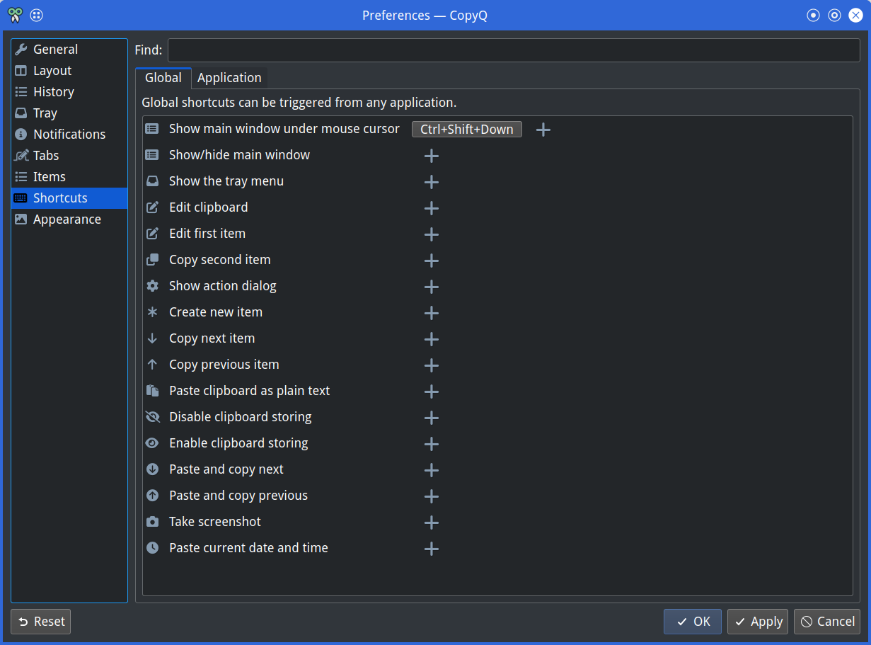 CopyQ window size is forced to minimize. (Linux, version 6.3 or later) · Issue #2247 · hluk ...