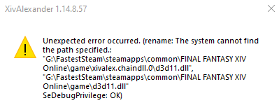 issue reinstalling Alexander? · Issue #581 · Soreepeong/XivAlexander · GitHub