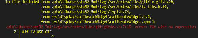 Compilation Error Caused By If Statement When Enabling Internal Libs · Issue 2789 · Lvgl Lvgl