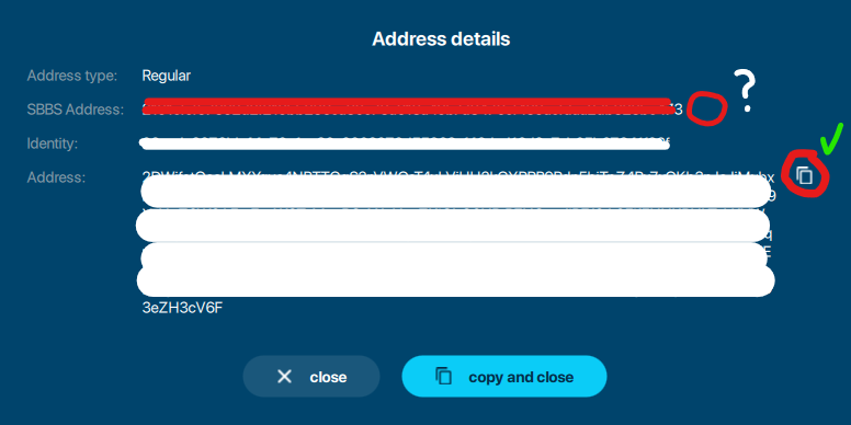 Requesting Ability to Easily Copy SBBS Address · Issue #649 · BeamMW/beam-ui · GitHub