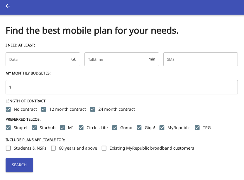 GitHub - keanekwa/SG-Mobile-Plans-Comparison: Mobile plan comparison website built on ReactJS ...