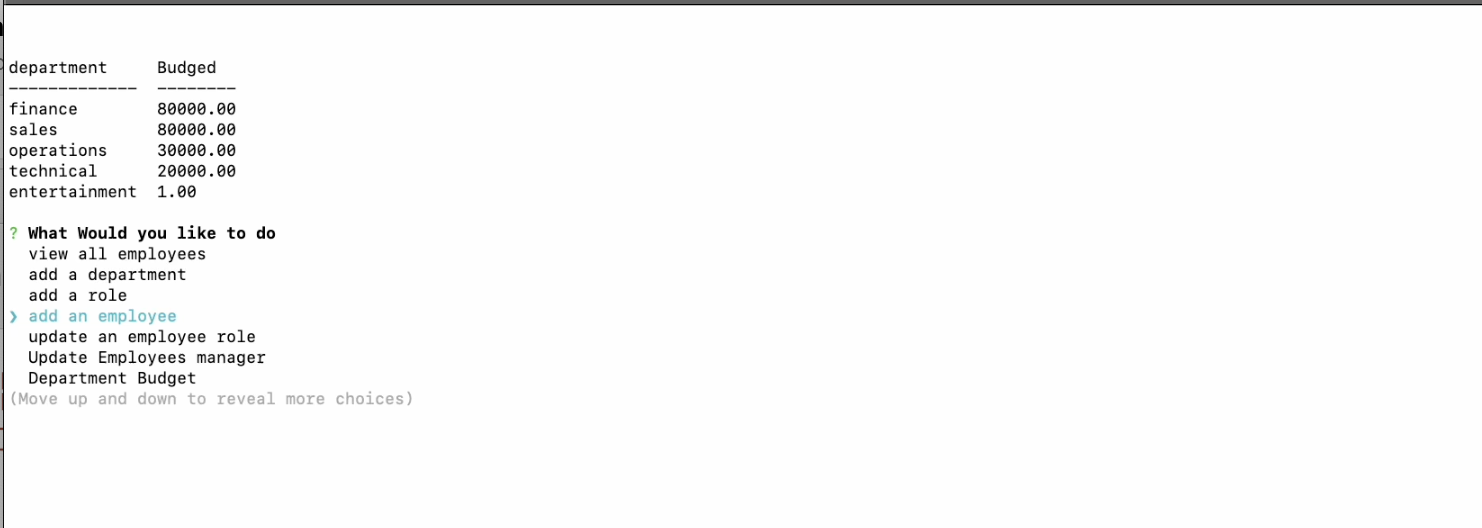 GitHub - bobby-cheema/Employee-tracker