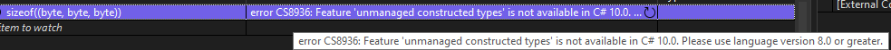 Cannot get the size of a value tuple in the expression evaluator in the debugger · Issue #62776 ...